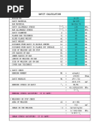 Davit Design Calculation: L 1 D V H V H V D | PDF | Bending | Stress ...