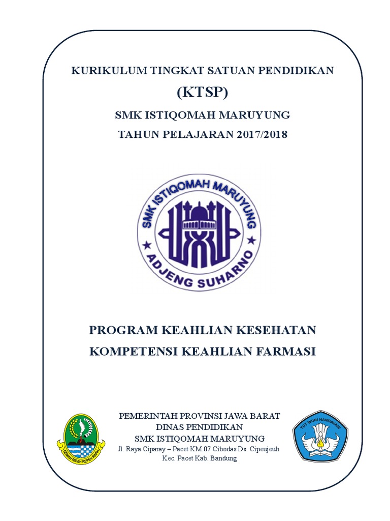 Cover KTSP | PDF | Kesehatan Holistik
