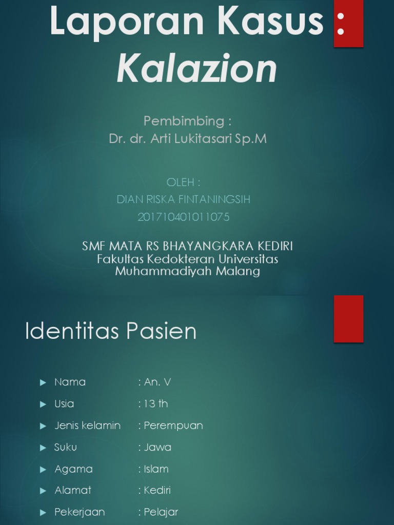Laporan Kasus Kalazion | PDF