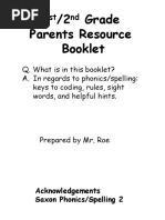 UFLI Foundations Scope and Sequence | PDF | Linguistics | Languages