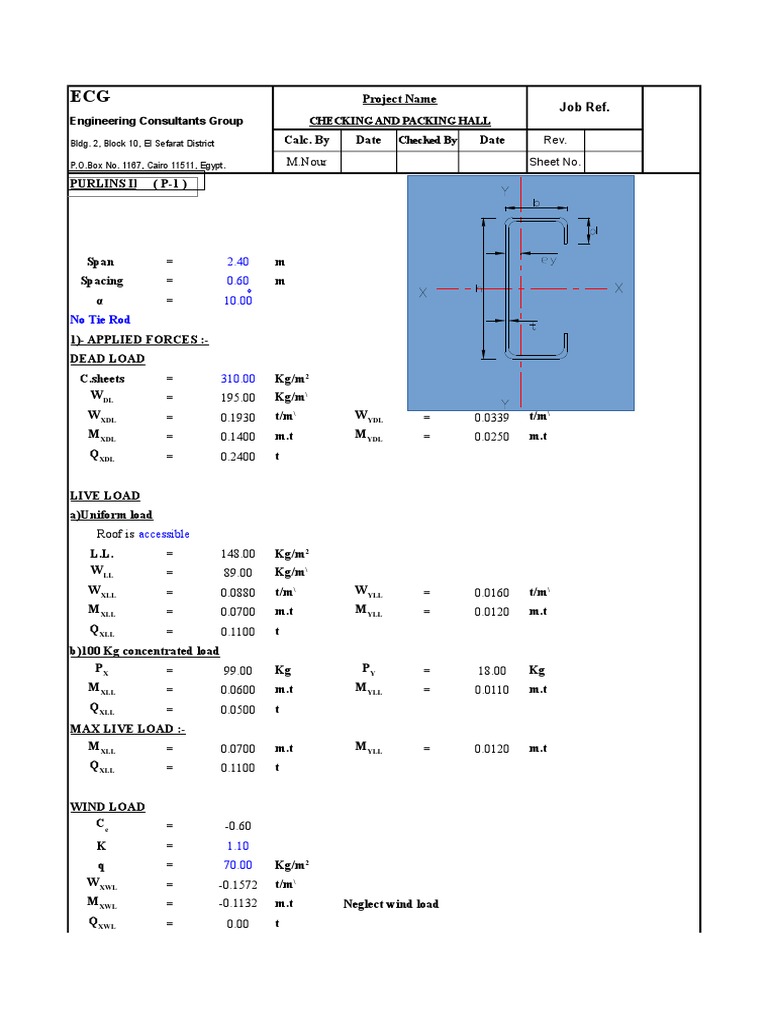 Purlins Cold Formed Section | PDF | Civil Engineering | Structural ...