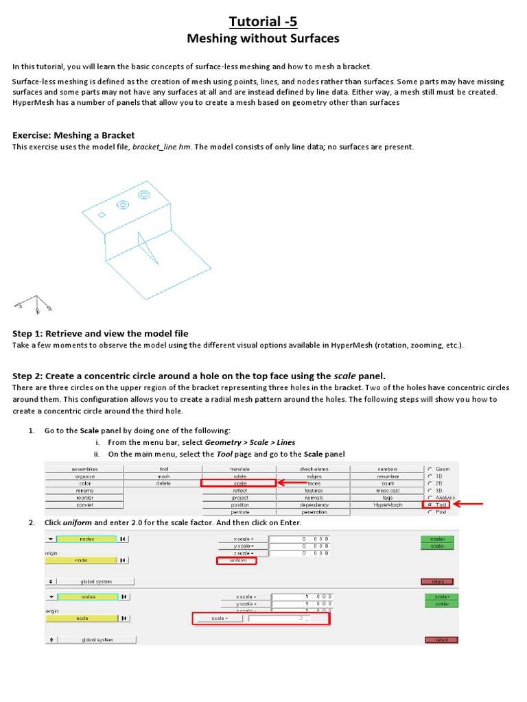 Tutorial - 5: Meshing Without Surfaces | PDF | Computing | Computing And Information Technology