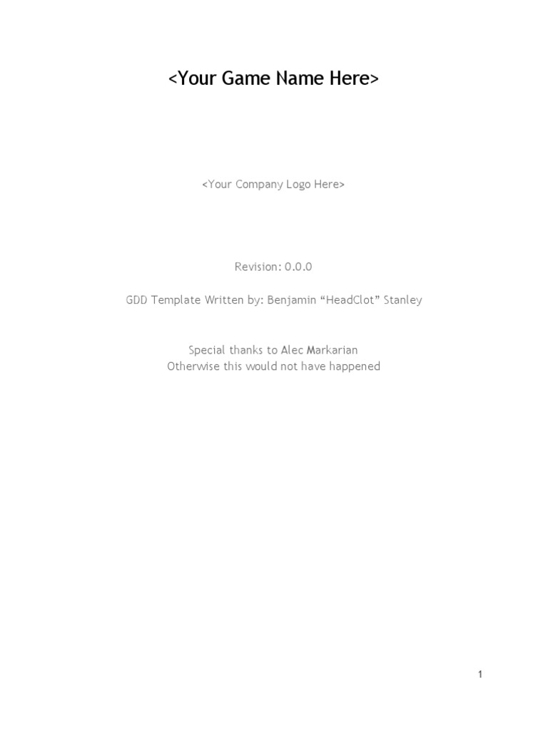 Gdd Pdf Software Release Life Cycle Software