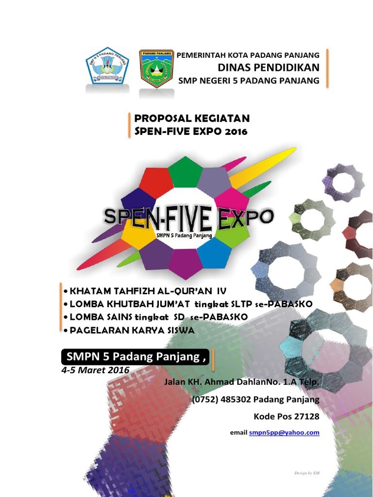 Proposal Expo SMPN 5 2016 Last2 | PDF