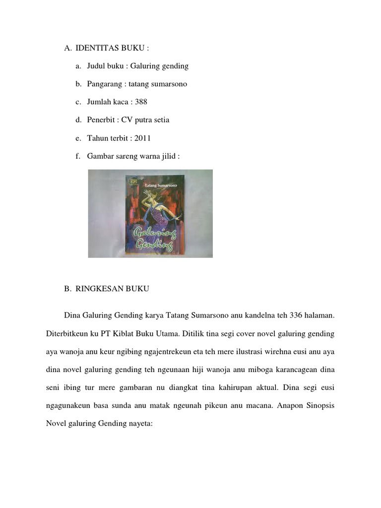 Identitas Buku | PDF