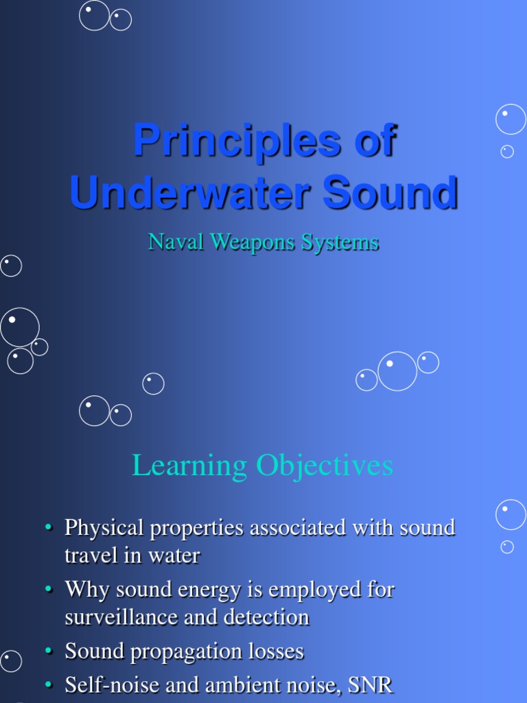 Lesson 10 - Underwater Sound | PDF | Sonar | Sound