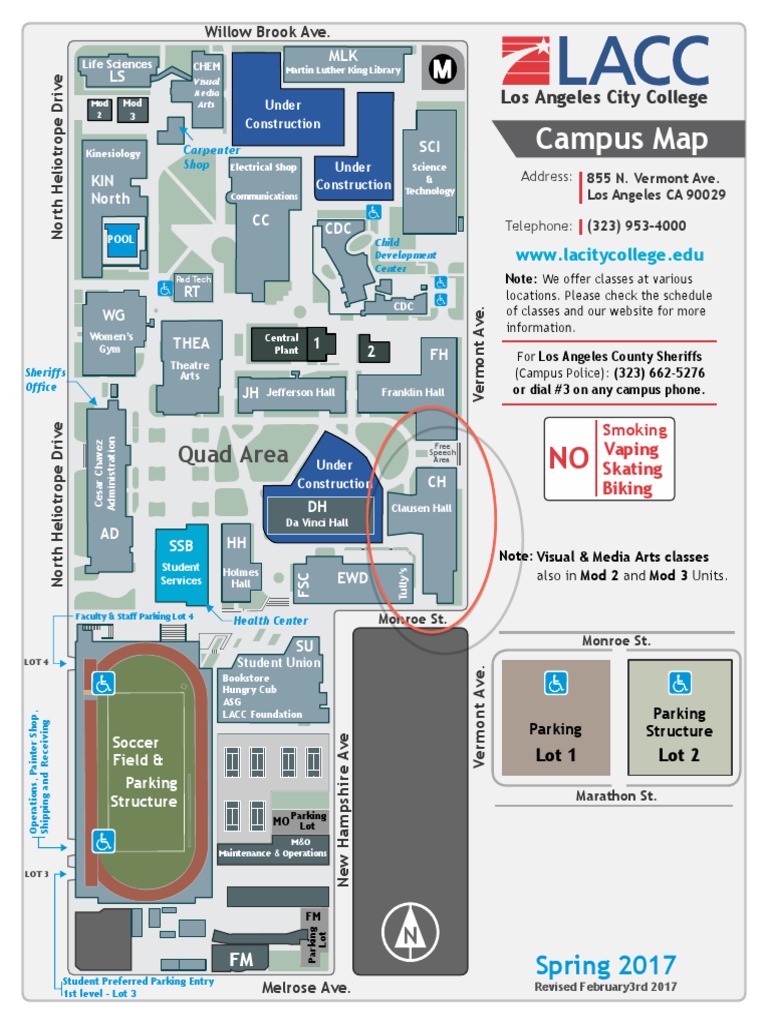 LACC-Campus-Map-Clausen Hall | PDF | Science | Technology (General)