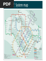 Singapore MRT and LRT System Map | PDF | Land Transport | Rail Transport