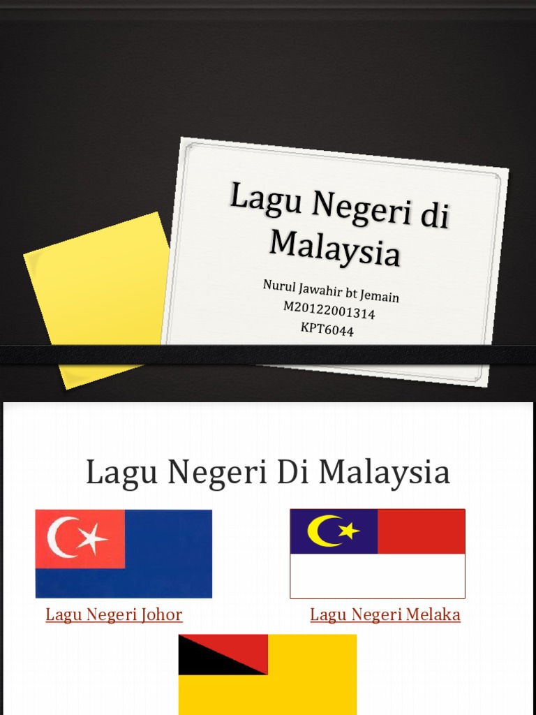 Lagu Negeri Di Malaysia | PDF