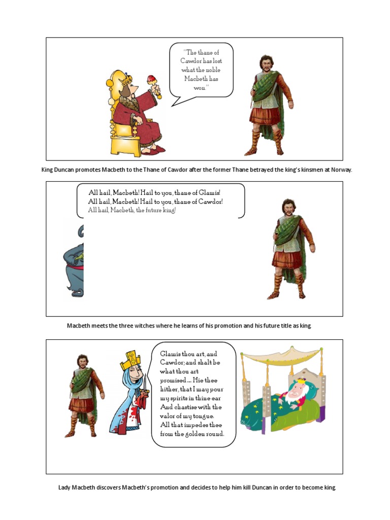 Macbeth Comic Strip | PDF | Macbeth | Literary Characters