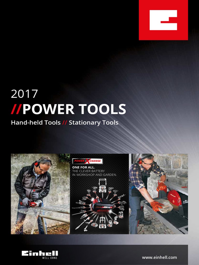 Einhell Catalogue Tools en | PDF | Rechargeable Battery | Drill