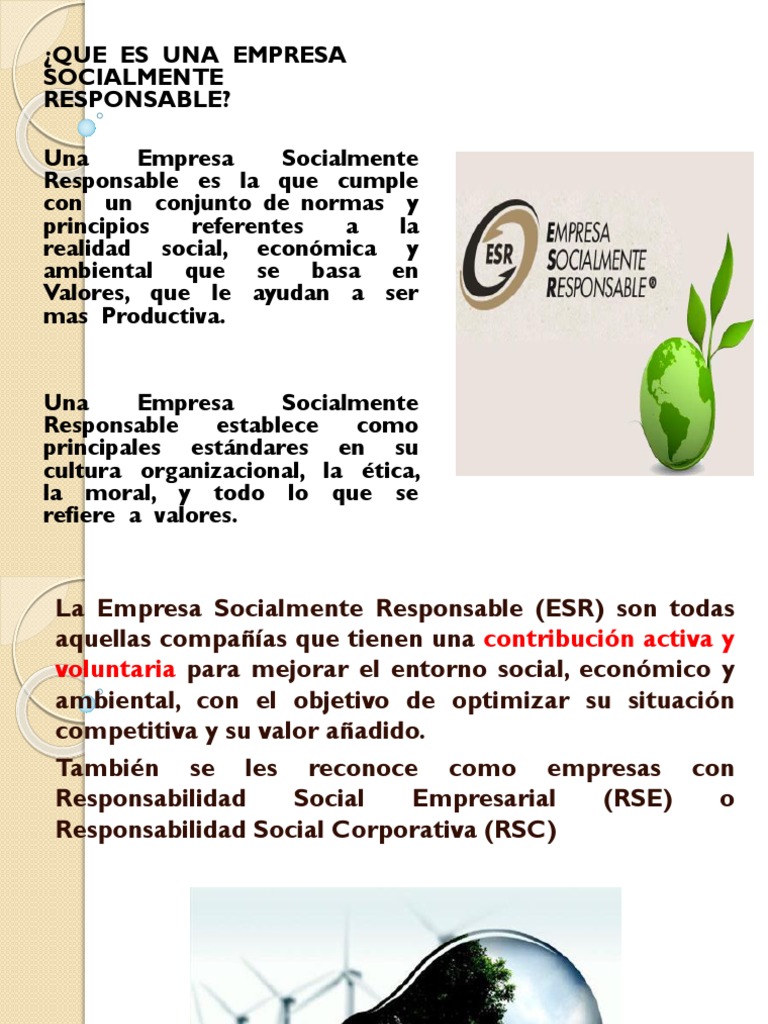 Empresa Socialmente Responsable_20170802173452 | Responsabilidad social ...