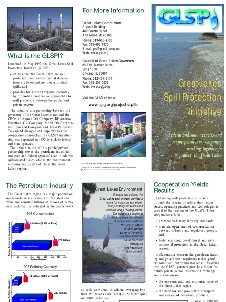 1996 GL Spill Protection Initiative | PDF | Petroleum Industry | Great ...