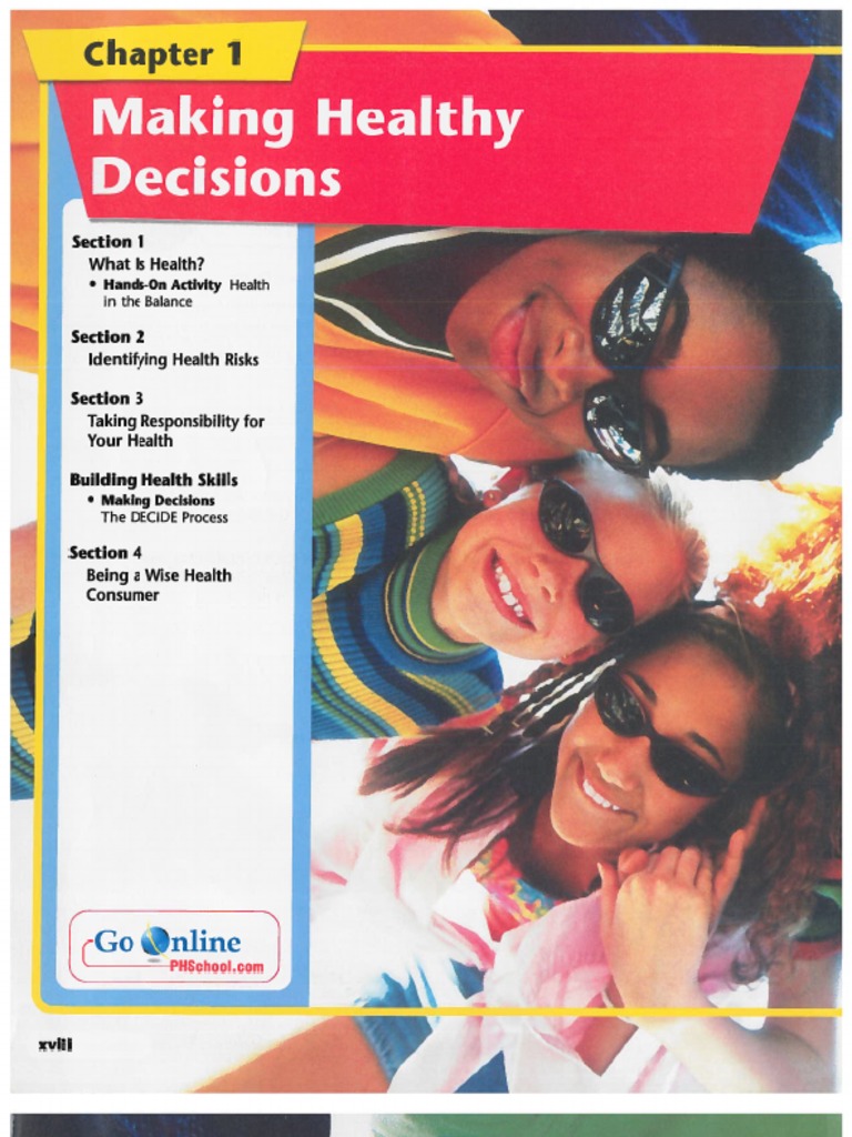 CHP 1 Making Healthy Decision | PDF