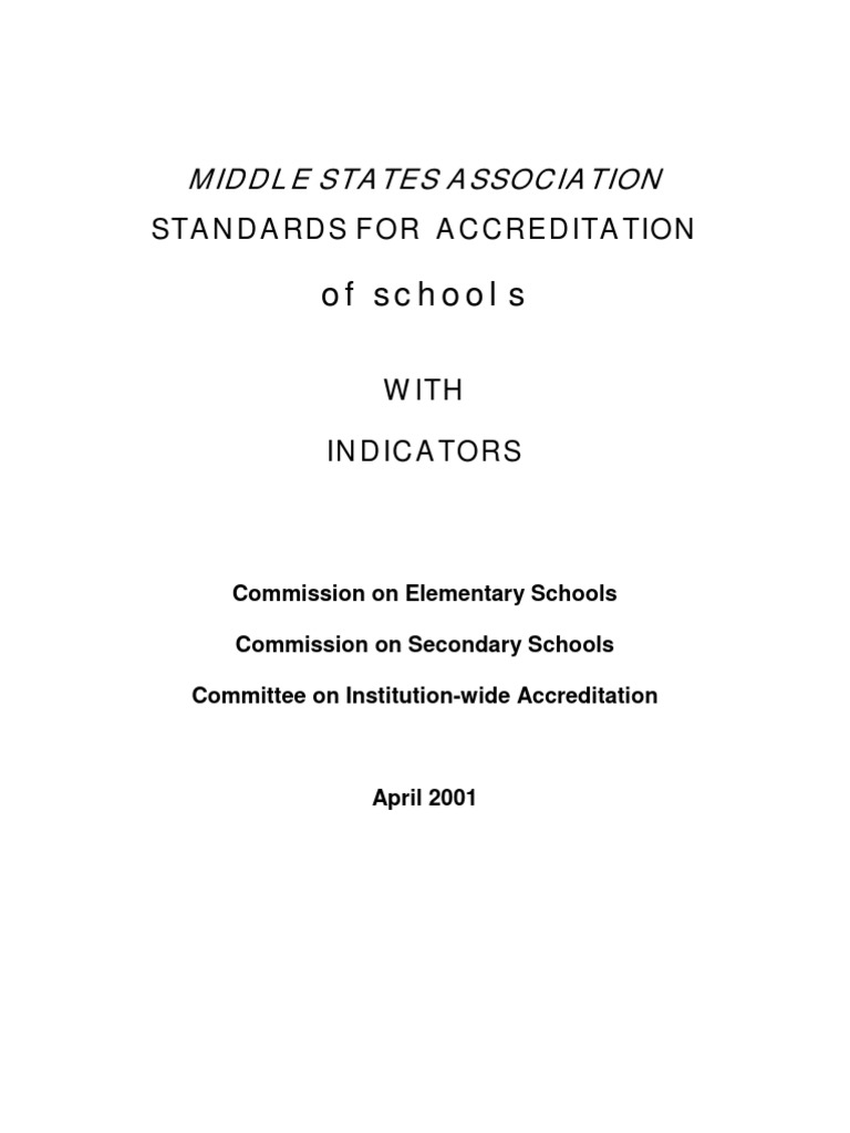 Middle States Accreditation Standards | PDF | Governance | Educational ...