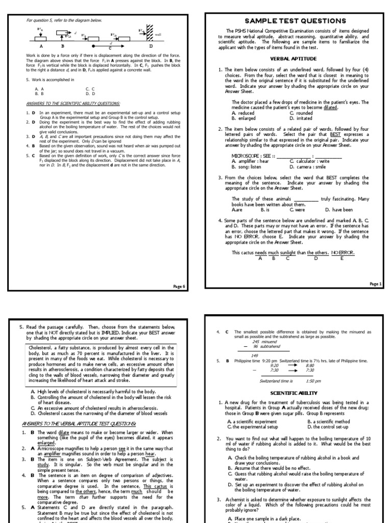 NCE-Sample Test Questions - (2015) PDF | PDF