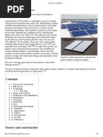 Solar PV Project Report | PDF | Photovoltaic System | Solar Energy