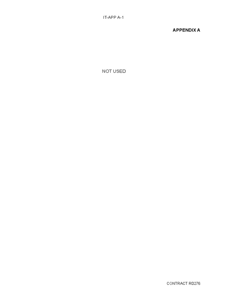 2b - RD276 - ITT Appendices | PDF | Joint Venture | Social Institutions