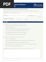 Routine Maintenance - Air Conditioning Service Sheet: Tick Appropriate ...