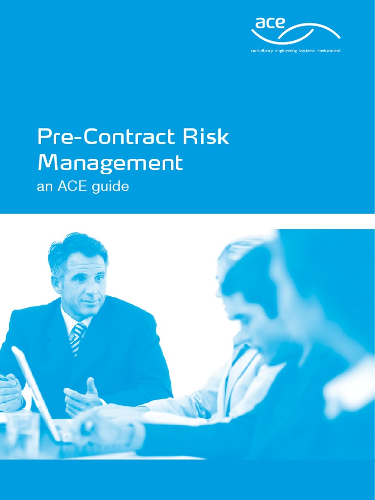 ACE Guide - Pre-Contract Risk Management | PDF | Risk Management | Risk