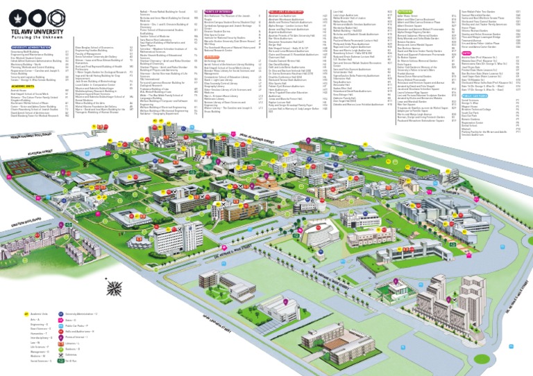 Tel Aviv University Campus Map | PDF