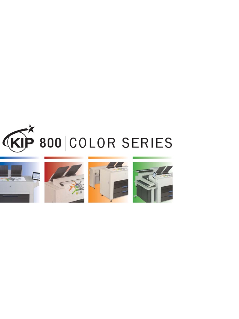 Kip 800 Series Brochure | PDF | Image Scanner | Touchscreen