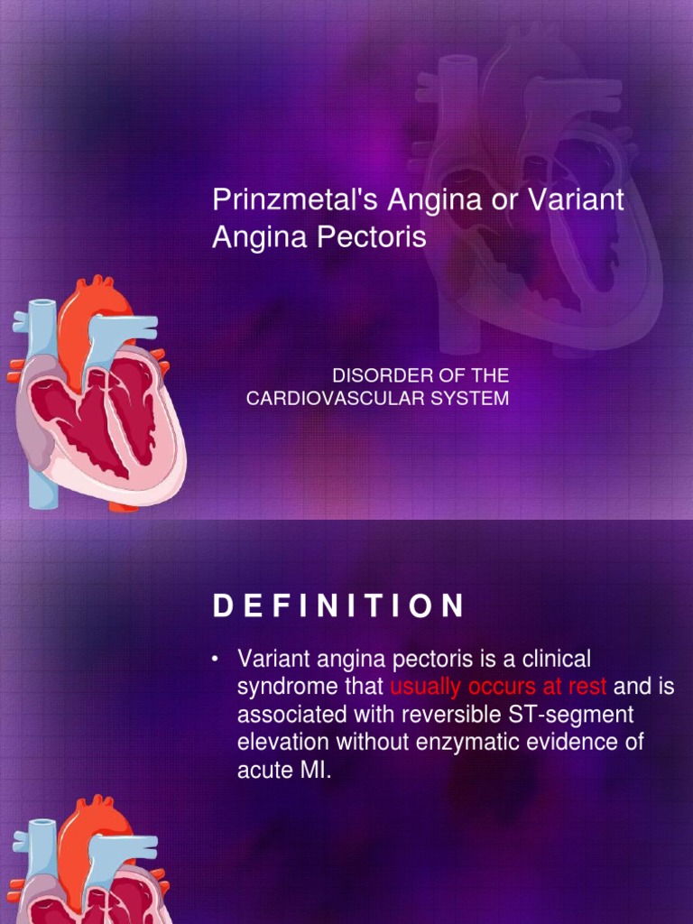 Variant Angina Pectoris | PDF | Angina Pectoris | Angiology