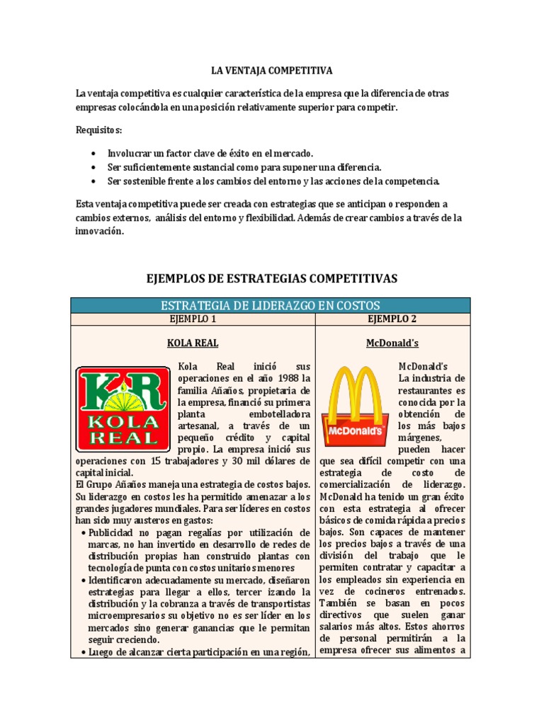 La Ventaja Competitiva | PDF | Apple Inc. | Ventaja competitiva