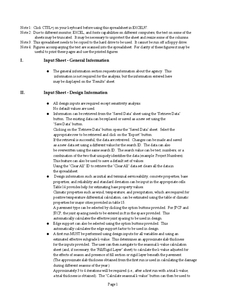 Aashto Rigid | PDF | Spreadsheet | Microsoft Excel