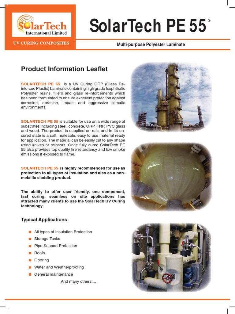 Solartech PE 55 | Fiberglass | Ultraviolet