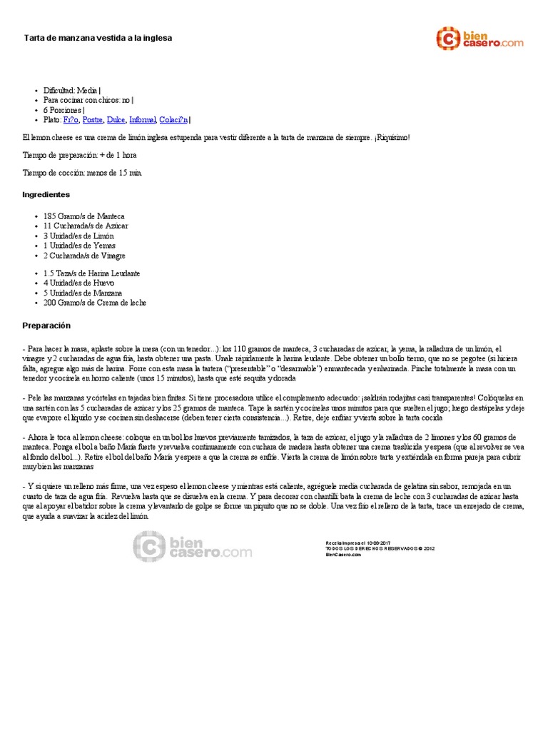 Imprimir Receta | PDF | Alimentos | Cocina