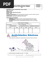 Prueba de Verbos 3°básico | PDF