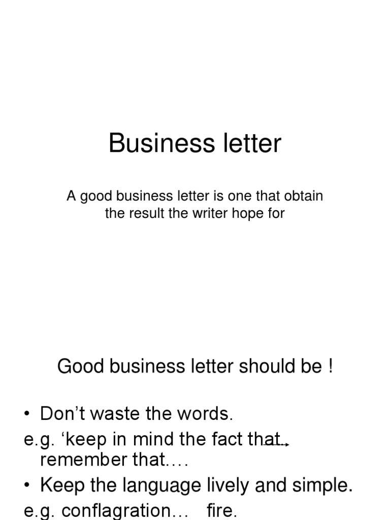 Bgs Ness Letter English - Pptbusiness Letter English | PDF | Pro Forma ...