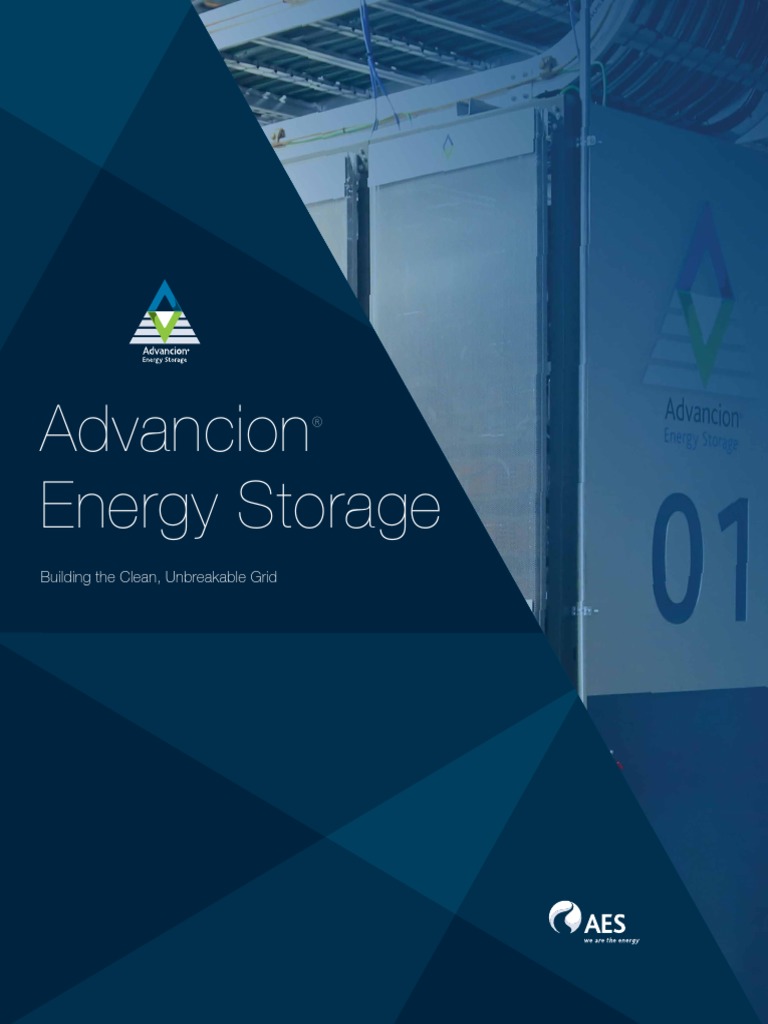 AESEN AdvancionBrochure FINAL 0420 | PDF | Electrical Grid | Energy Storage