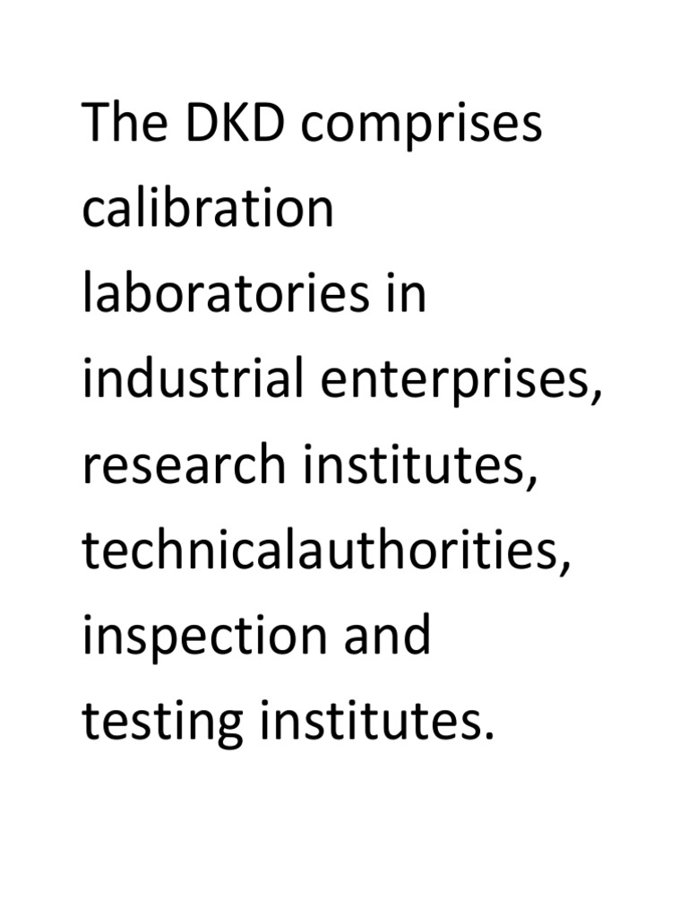 DKD Calibration Labs: ISO 9000 & IEC 17025 | PDF | Technology & Engineering