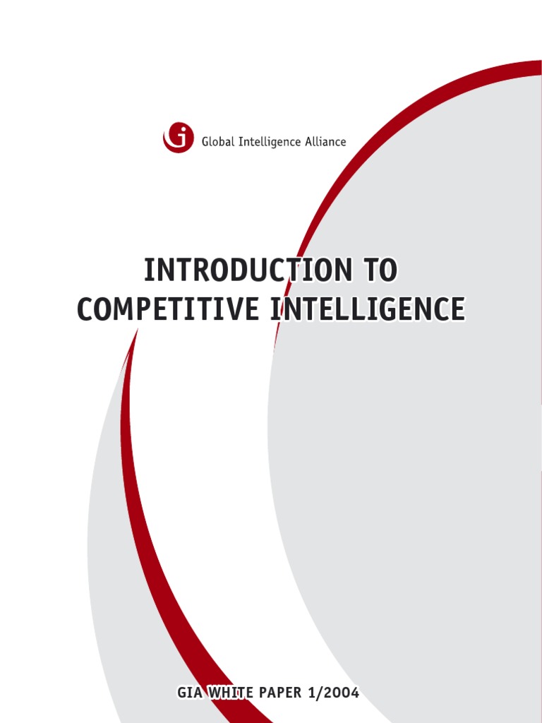 Introduction To Competitive Intelligence | PDF | Strategic Management ...