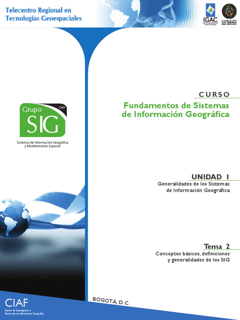 Conceptos Básicos de SIG | PDF | Sistema de información geográfica ...