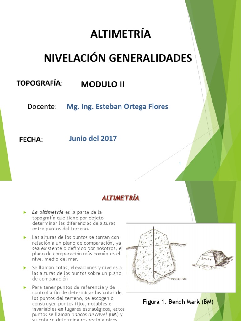 Altimetría | PDF | Topografía | Cartografía