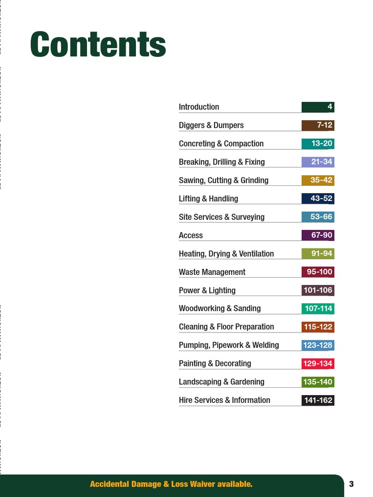 TP - Tool Hire Guide 2017 | PDF | Nature