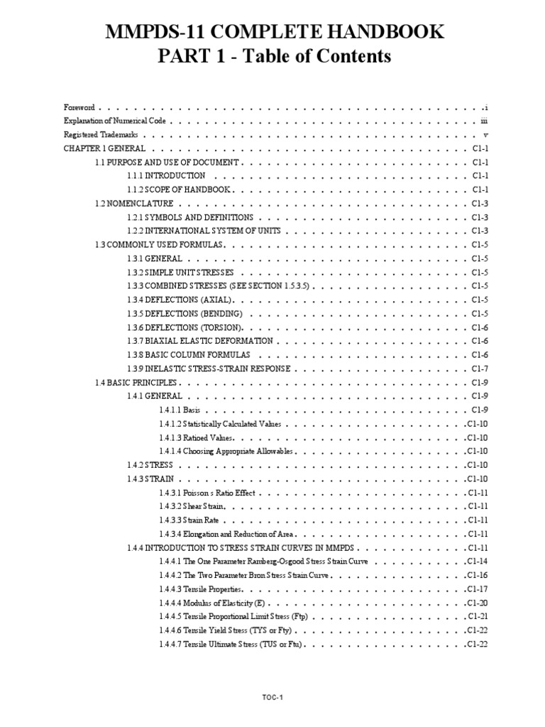 MMPDS 11 Preview | PDF | Fracture | Stress (Mechanics)