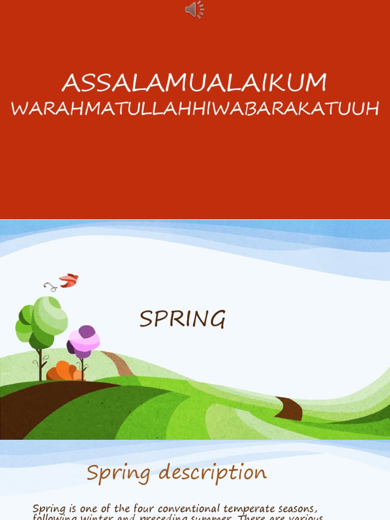 Spring | PDF | Spring (Season) | Physical Geography