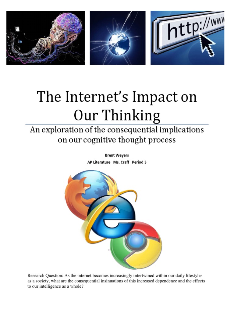 Internet's Effects on Cognitive Skills | PDF | Internet | Thought