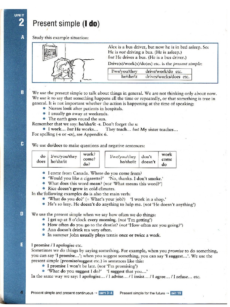 Present Simple | PDF