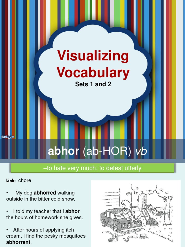 Visualizing Vocabulary 1-10 11-20 | PDF