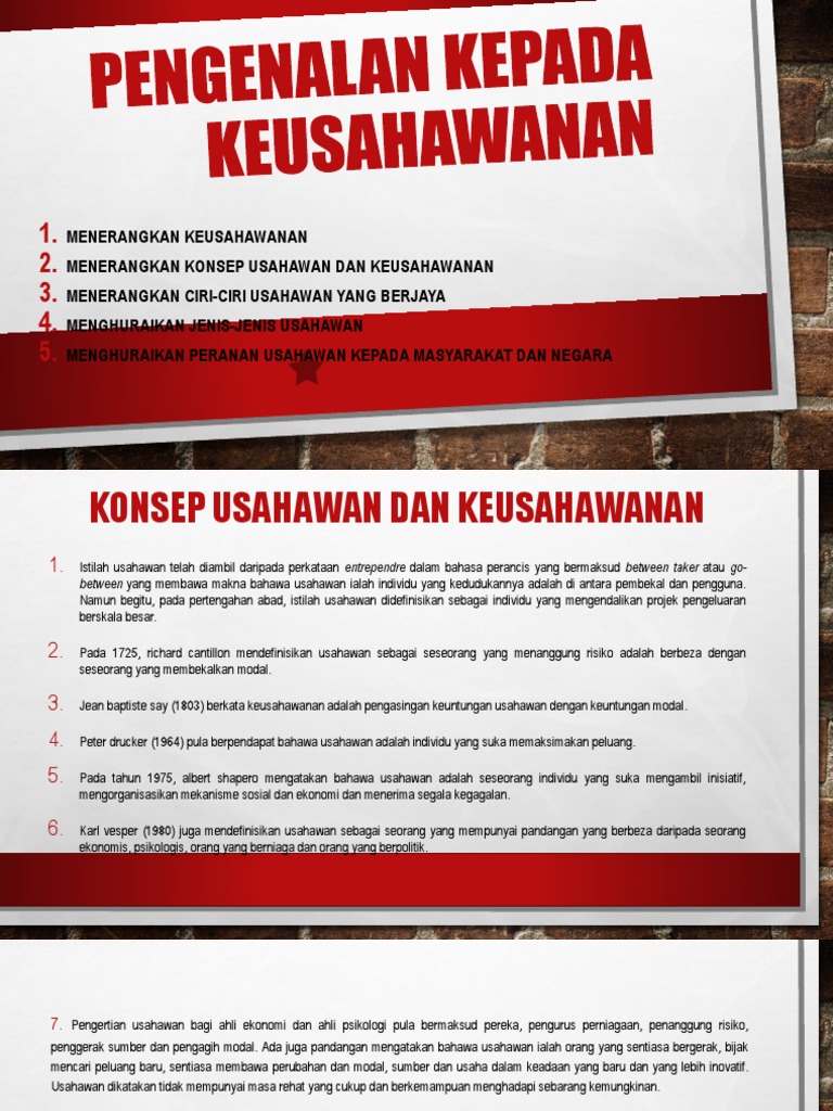 Unit 1 Pengenalan KPD Keusahawanan | PDF