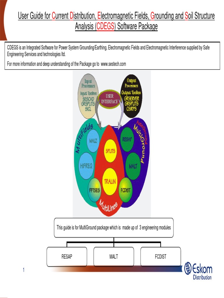 A Guide to Using the CDEGS Software Package for Comprehensive ...
