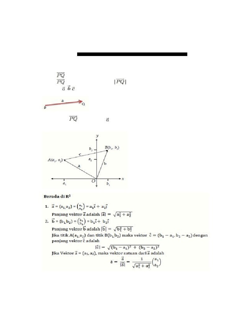 Rangkuman Vektor | PDF