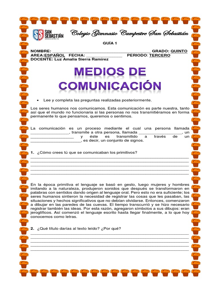 Guía de Medios de Comunicación | PDF | Comunicación | Semiótica