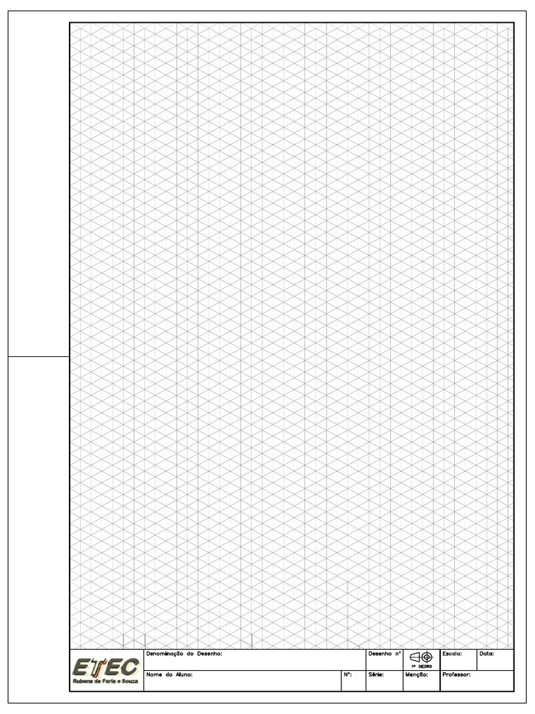 Folha A4 Isometrico PDF | PDF