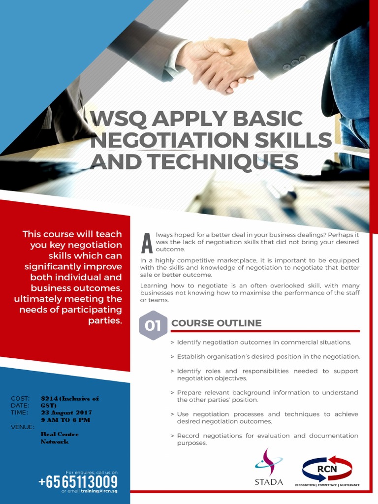 RCN Negotiation Flyer Template | PDF
